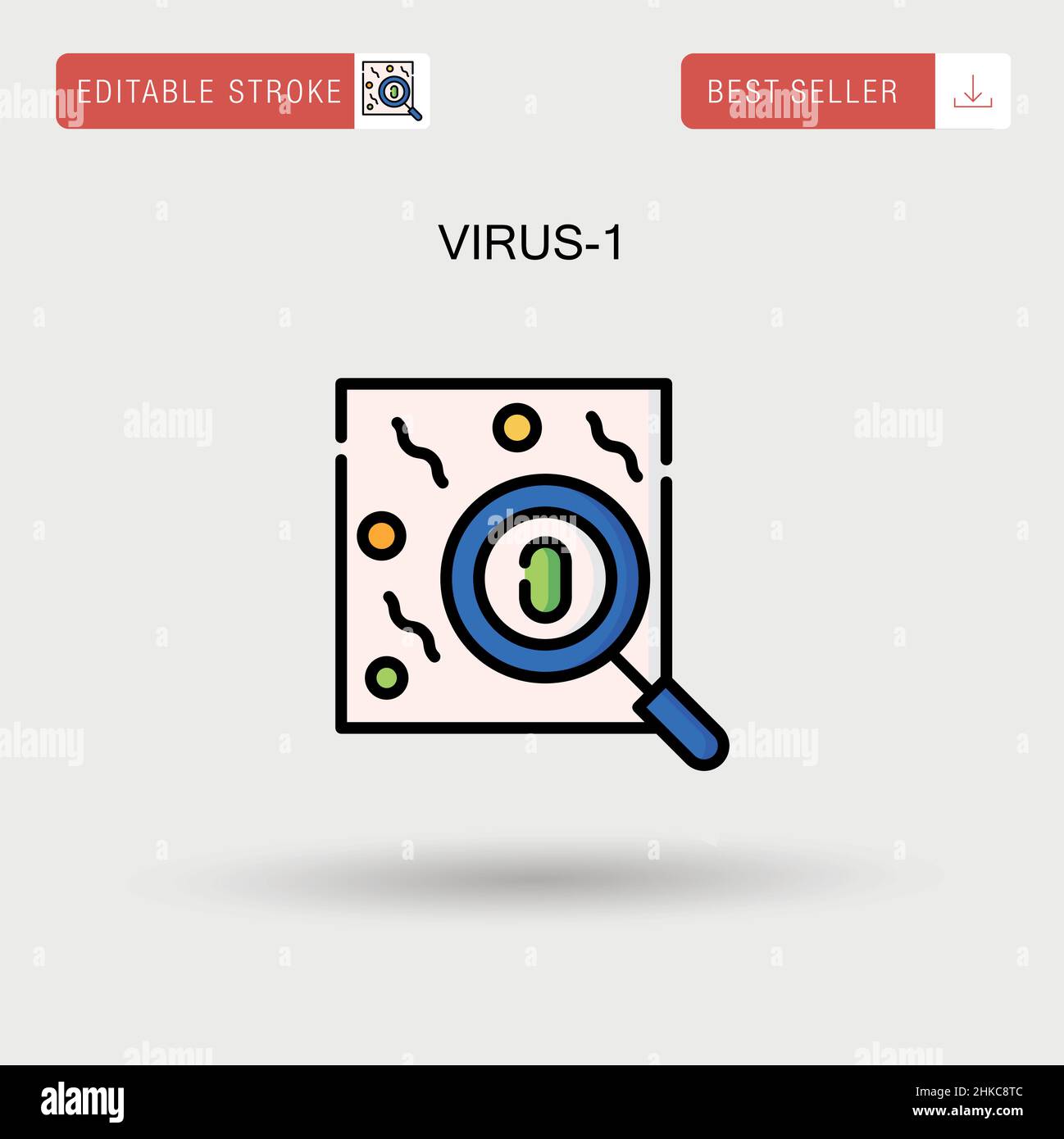Virus alert text concept Stock Vector Images - Alamy