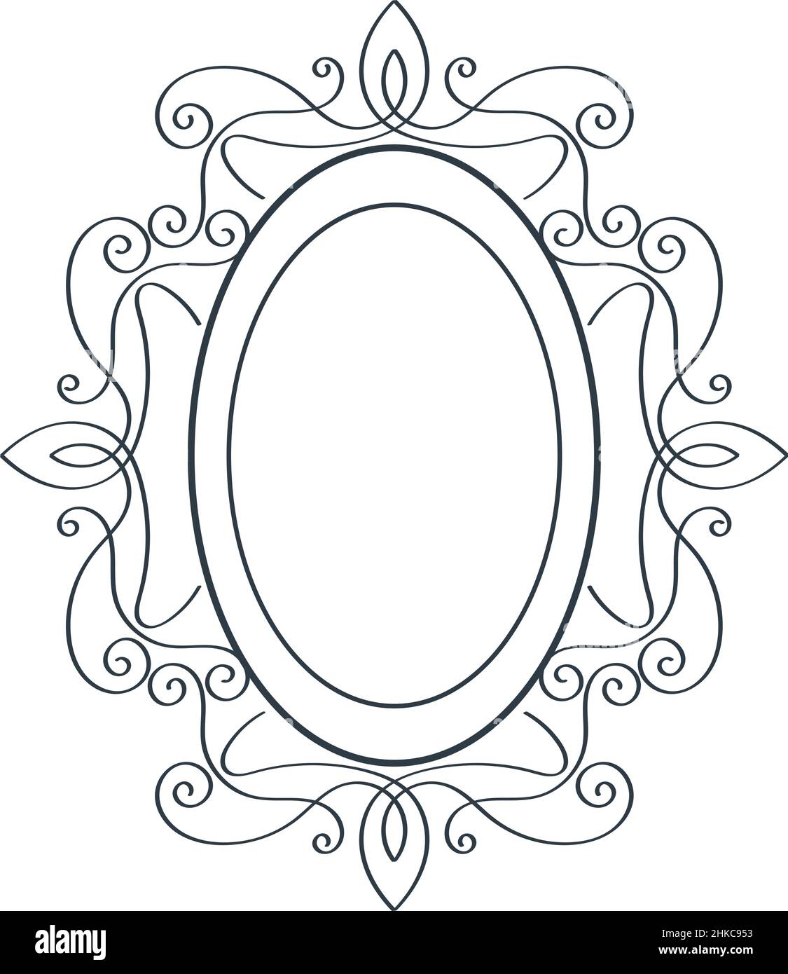 Cameo Frame Drawing