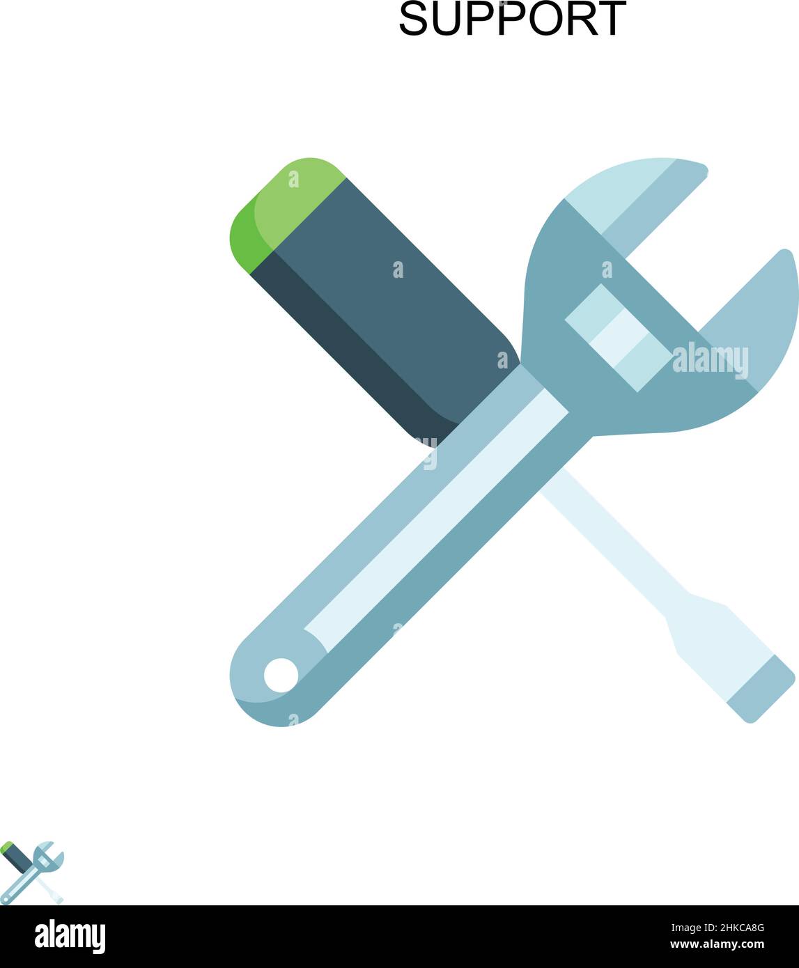 Support Simple vector icon. Illustration symbol design template for web ...