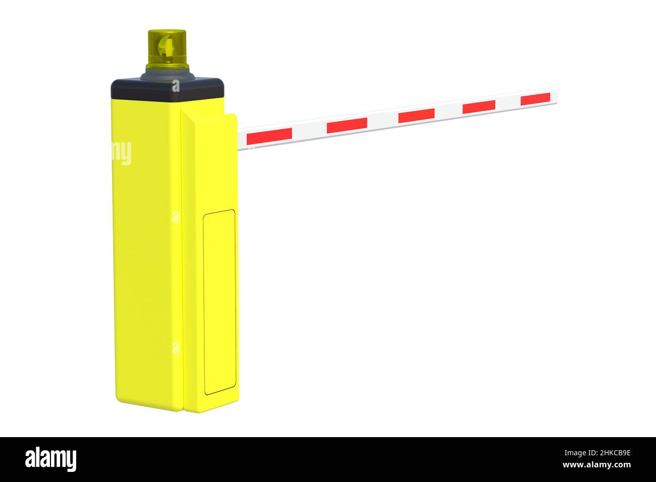 Automatic barrier isolated on white background. 3d render Stock Photo ...