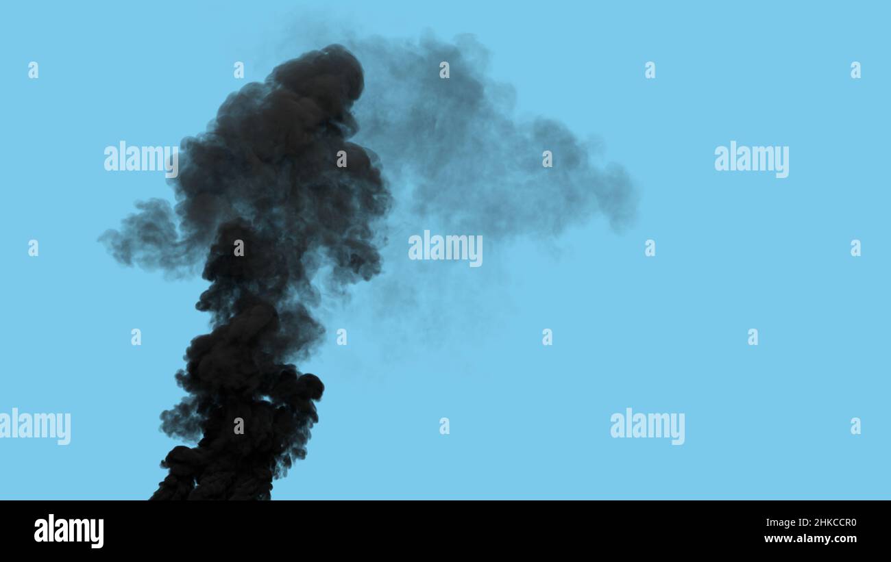 Heavy dense smoke column hi-res stock photography and images - Alamy