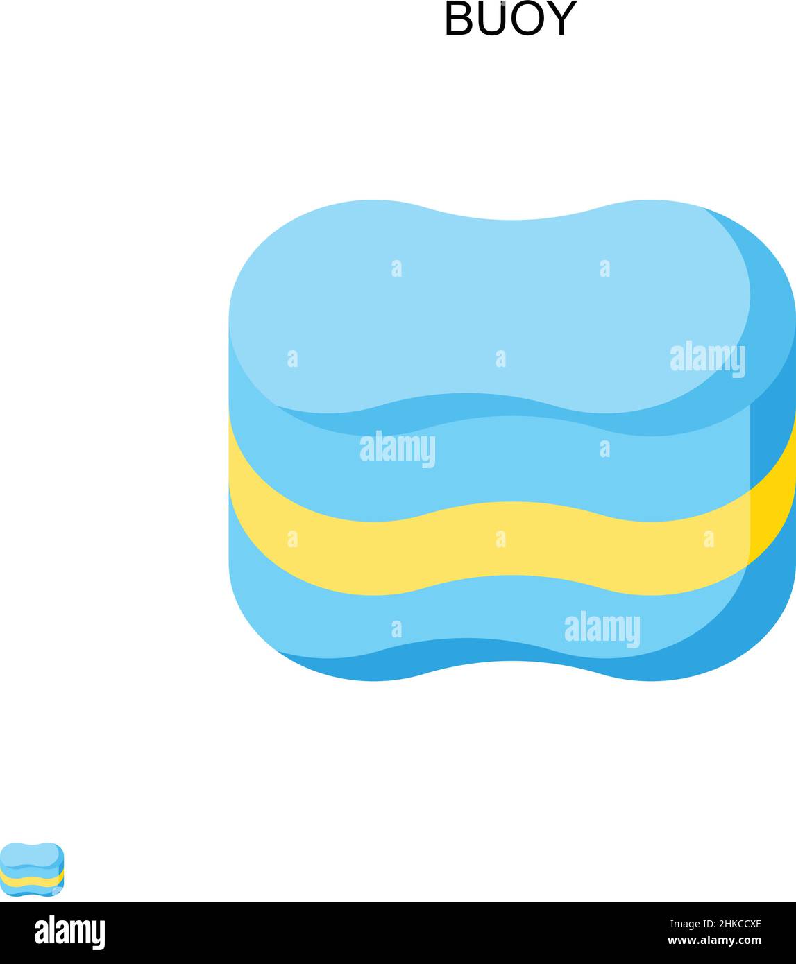Buoy Simple vector icon. Illustration symbol design template for web ...