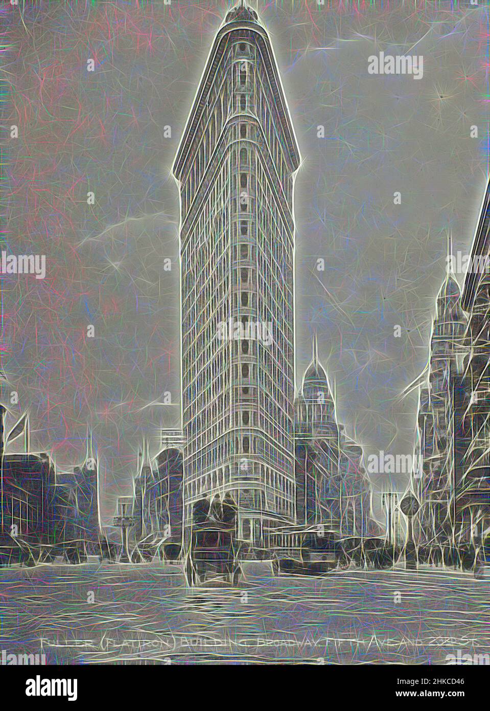 Inspired by View of the Flatiron Building at the corner of Fifth Avenue ...