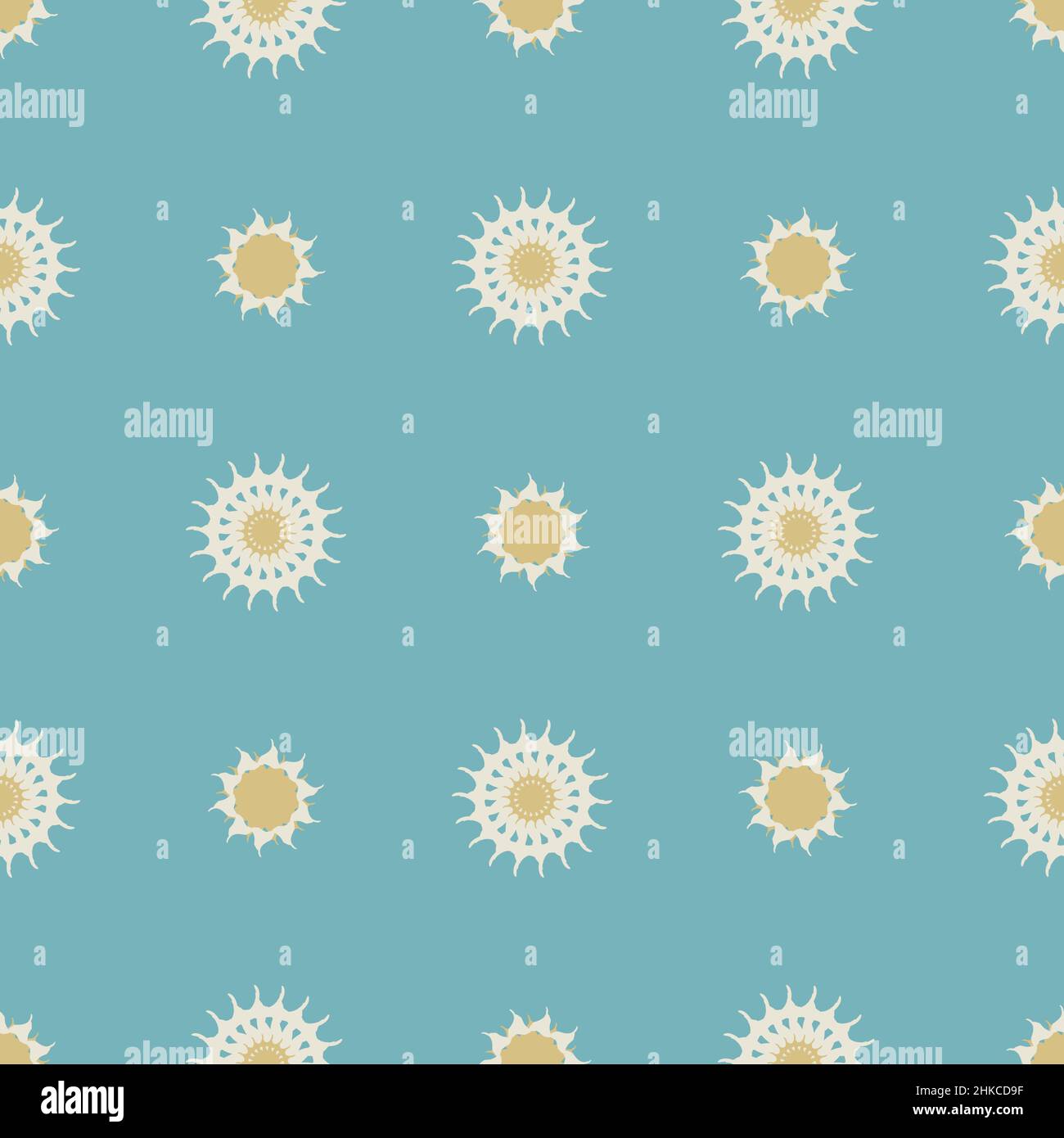 Gender neutral sunshine seamless vector background. Simple whimsical ...