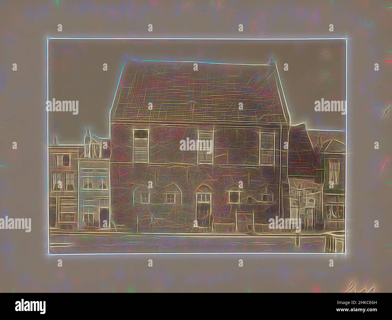 Inspired by View of the Broeren barracks at Zutphen, A.J.M. Mulder, Zutphen, c. 1890 - c. 1920 ...