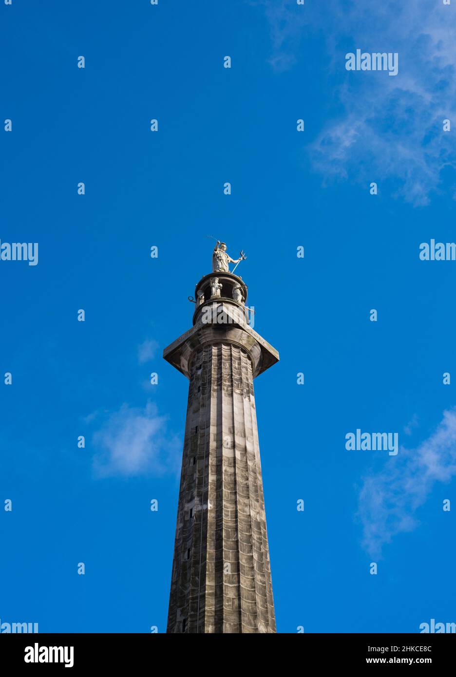 Nelson's Monument, a commemorative column built in memorial to Admiral Horatio Nelson, Monument ...