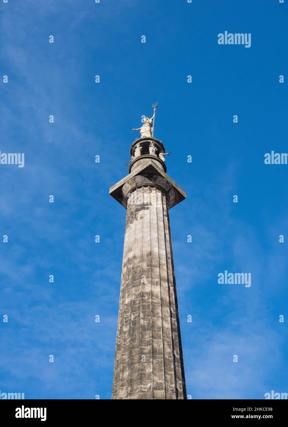 Nelson's Monument, a commemorative column built in memorial to Admiral ...