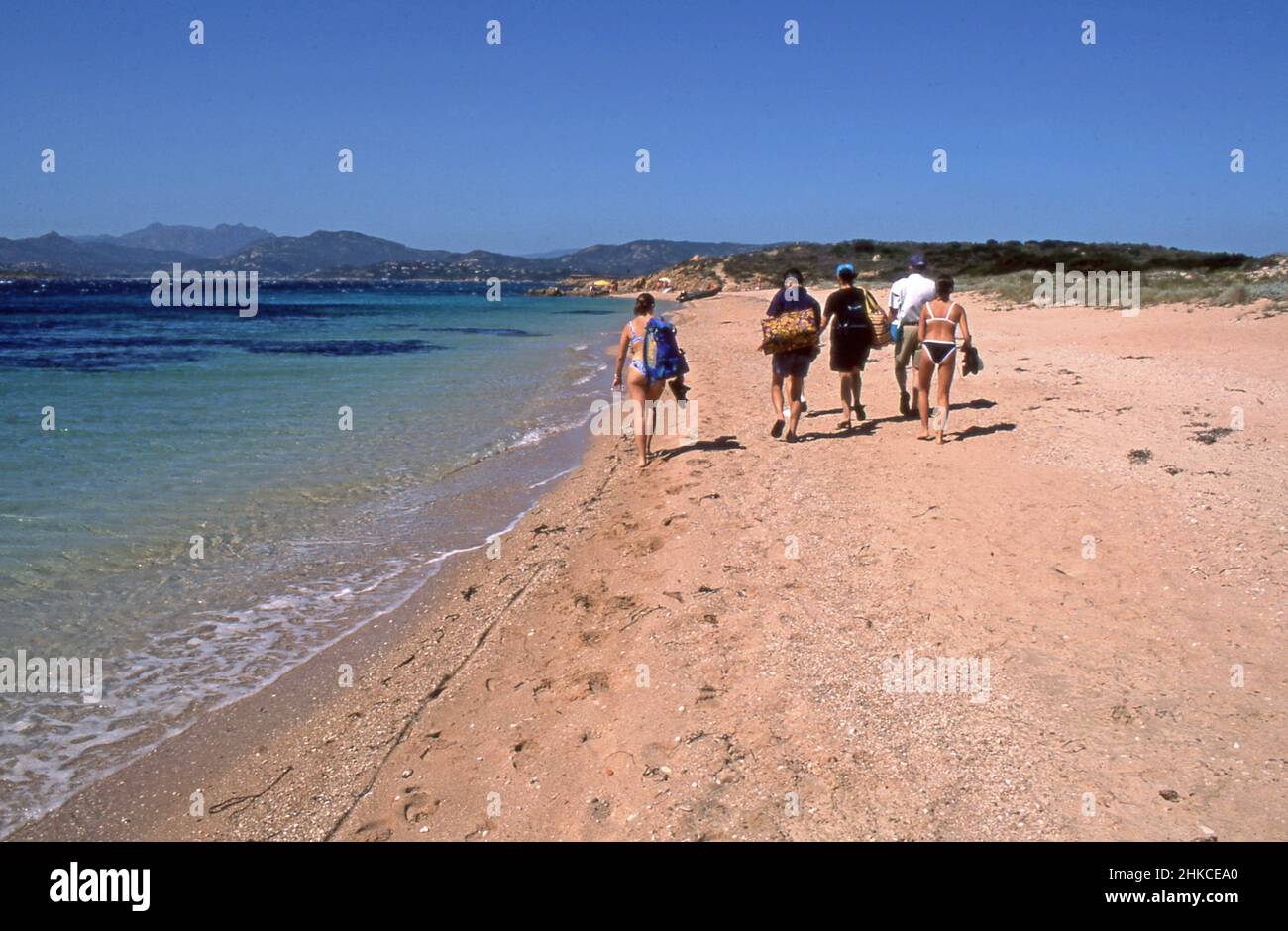 Tavolara Island, Sardinia, Italy (scanned from colorslide Stock Photo ...