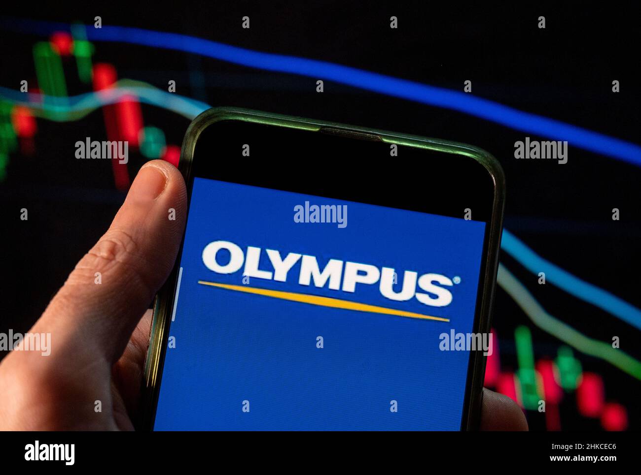 In this photo illustration the Japanese electronics manufacturer and ...