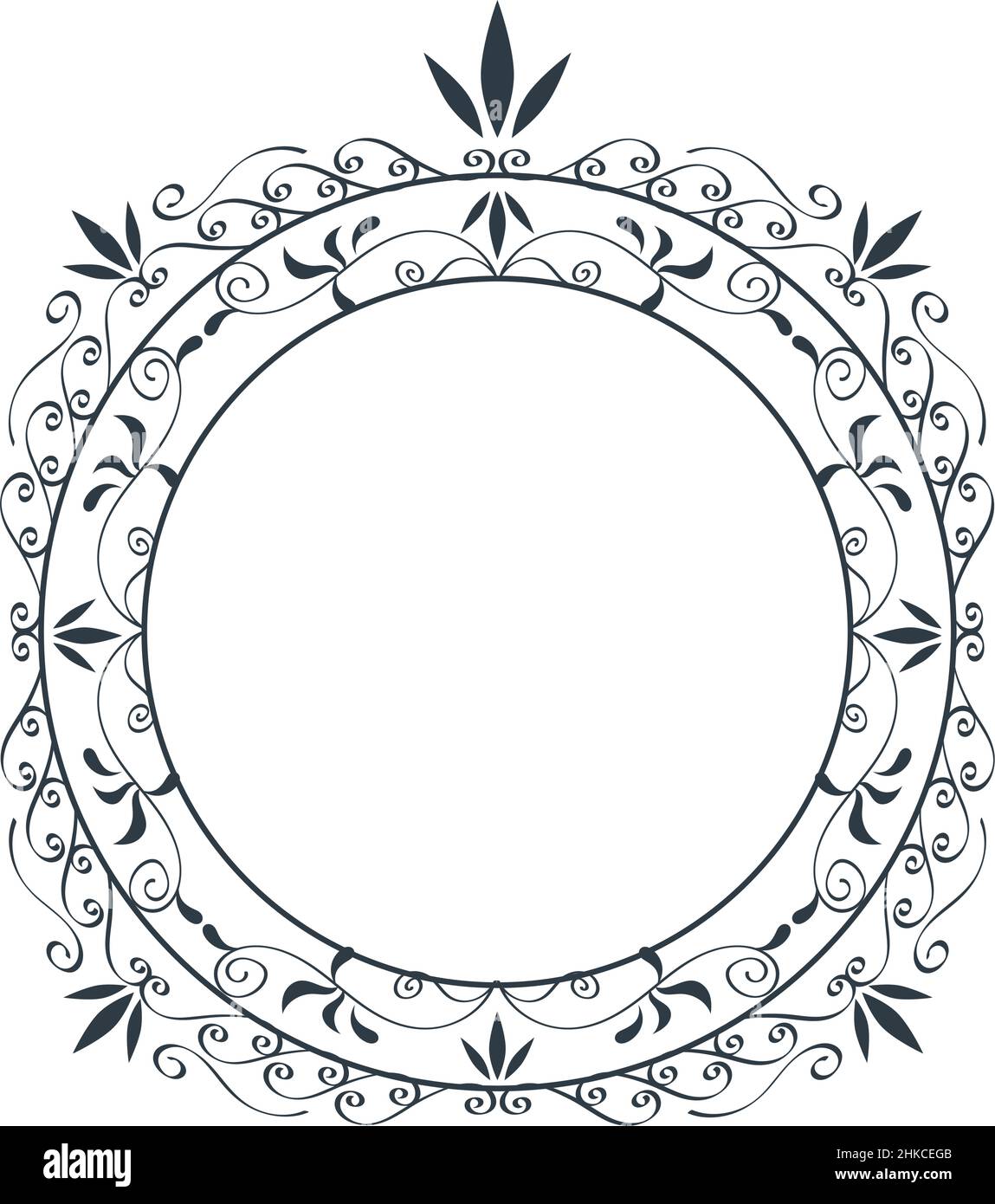 circular figure monogram icon Stock Vector Image & Art - Alamy