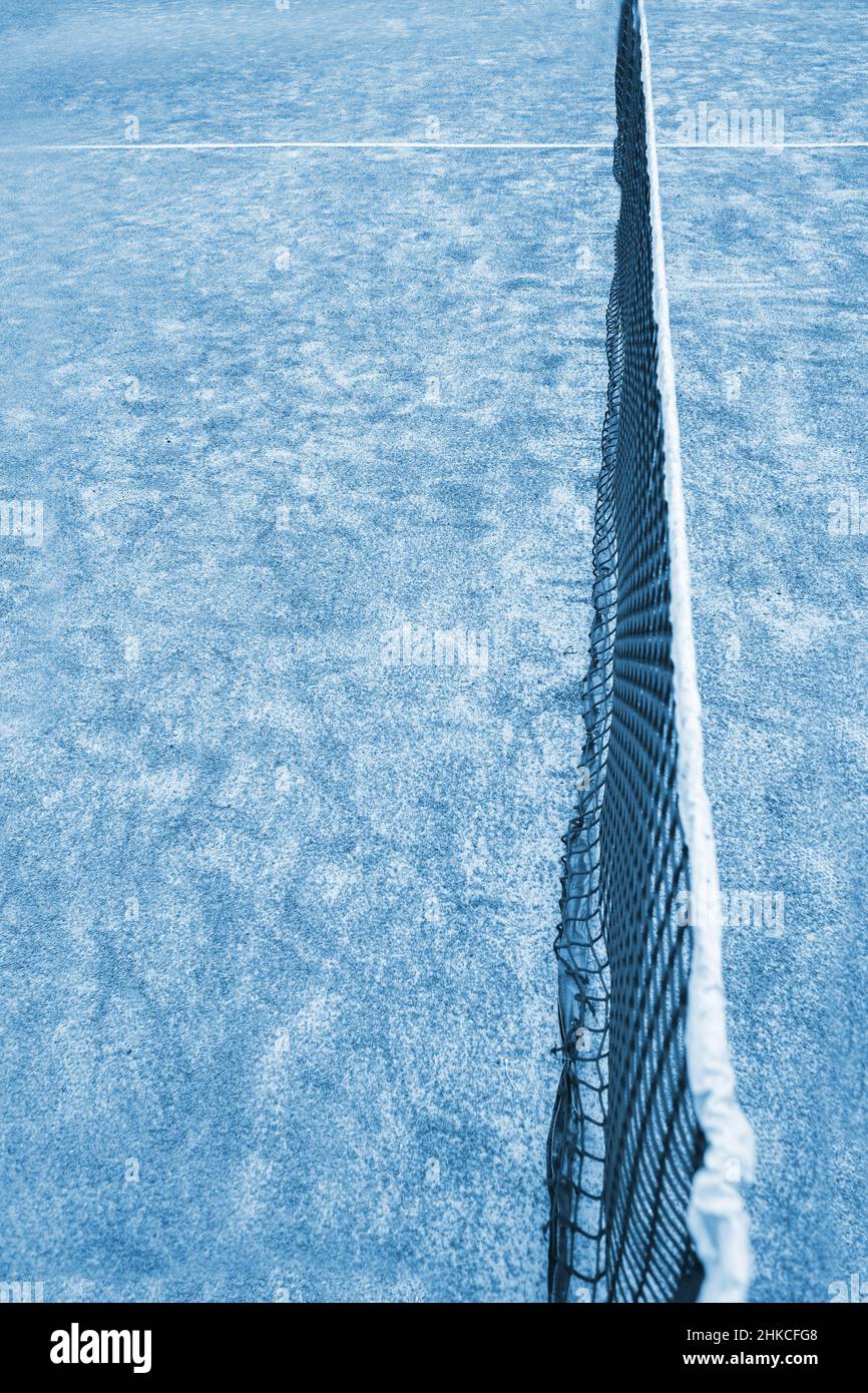 blue padel game court Stock Photo - Alamy