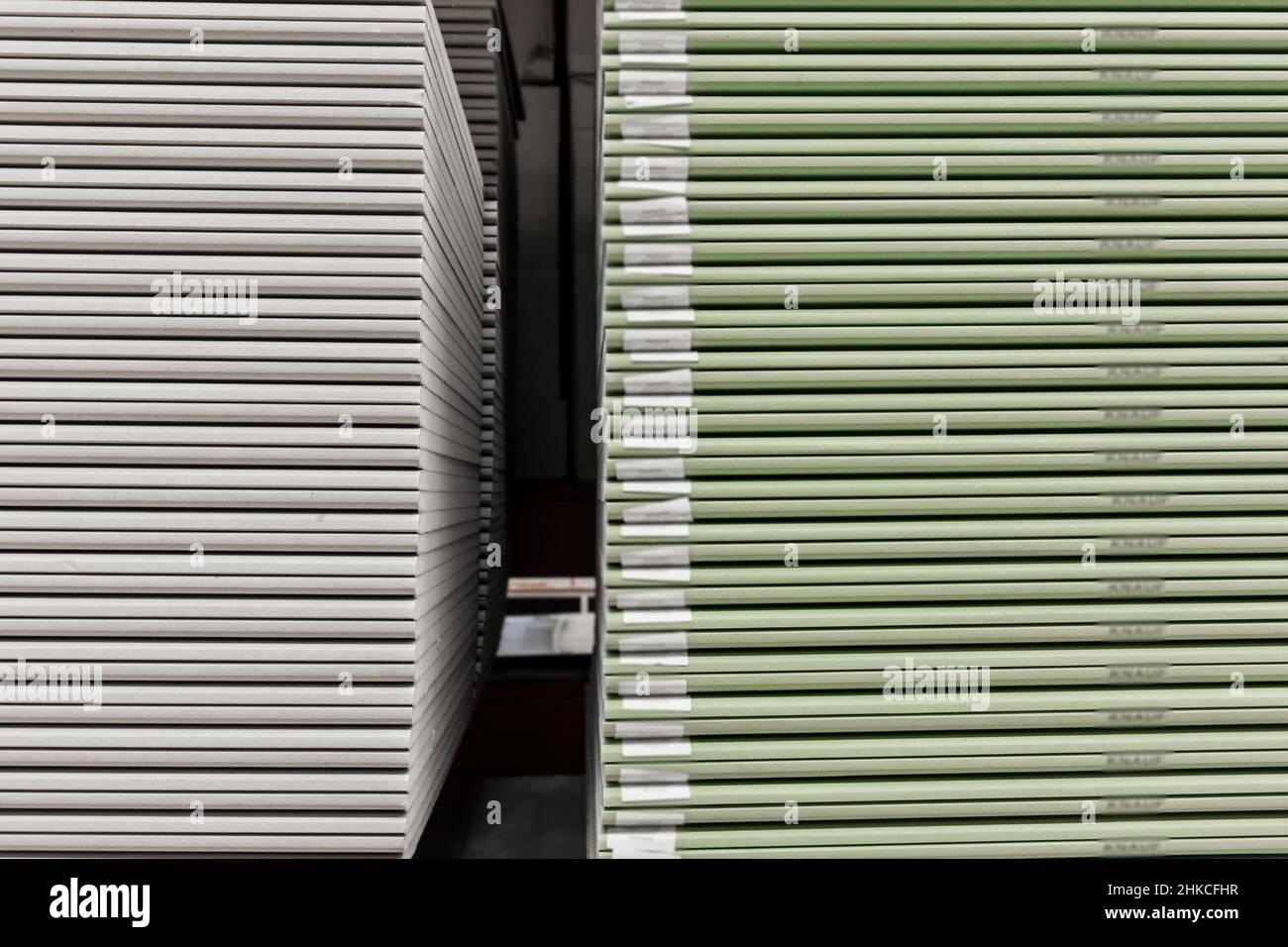 Sheet drywall building dry gypsum construction plasterboard material ...