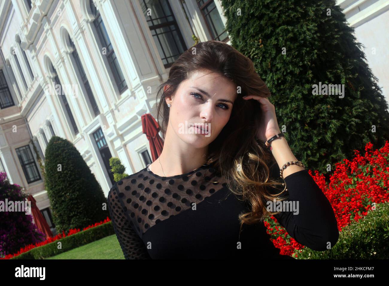 ISTANBUL, TURKEY - OCTOBER 6: Famous Brazilian top model Isabeli ...