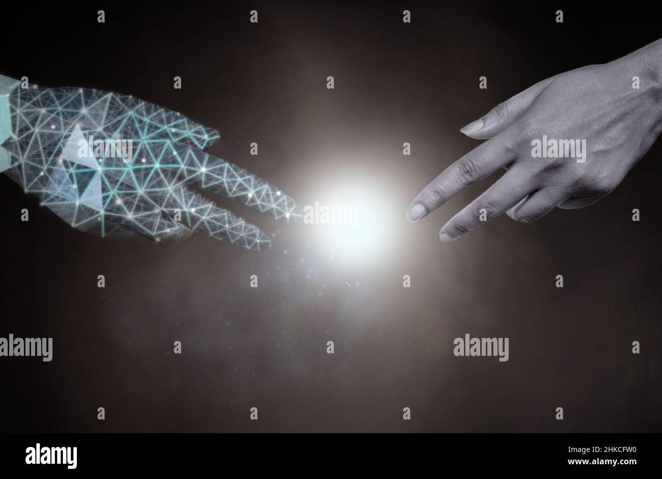 Machine human hybrid hi-res stock photography and images - Alamy