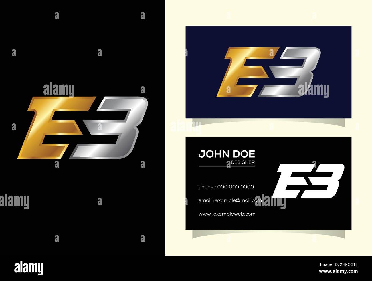 Initial Letter E B Logo Design Vector. Graphic Alphabet Symbol For ...