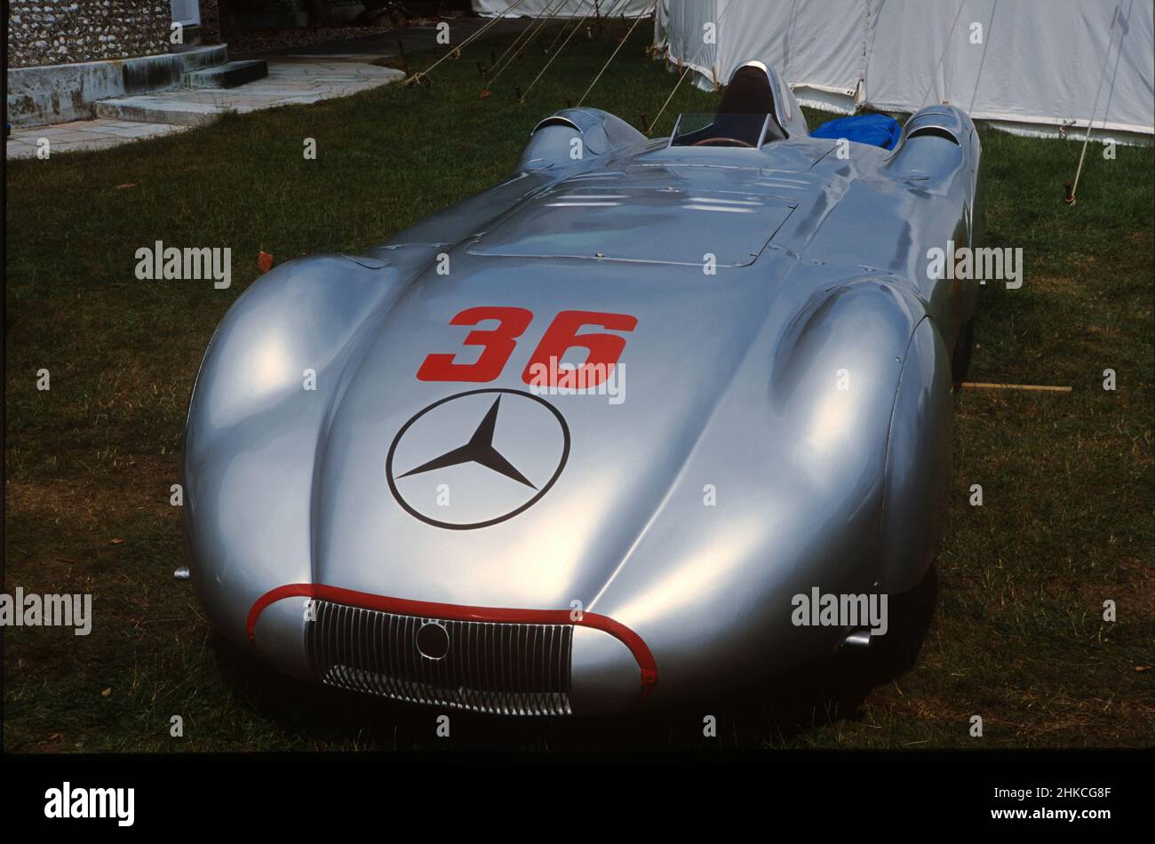 The 1937 streamlined Mercedes-Benz W25 racing car built for the high ...