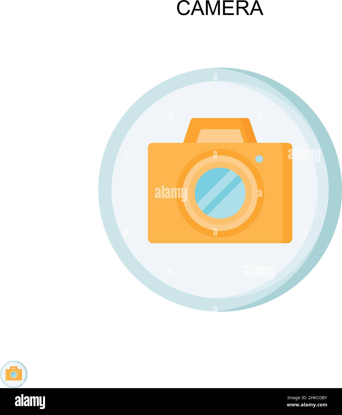 Camera Simple vector icon. Illustration symbol design template for web ...