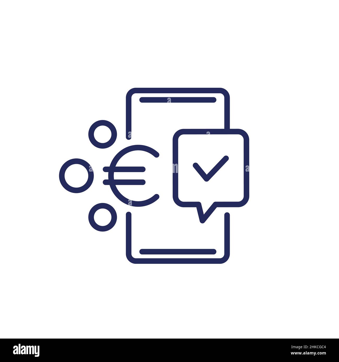 Euro invoice icon hi-res stock photography and images - Alamy