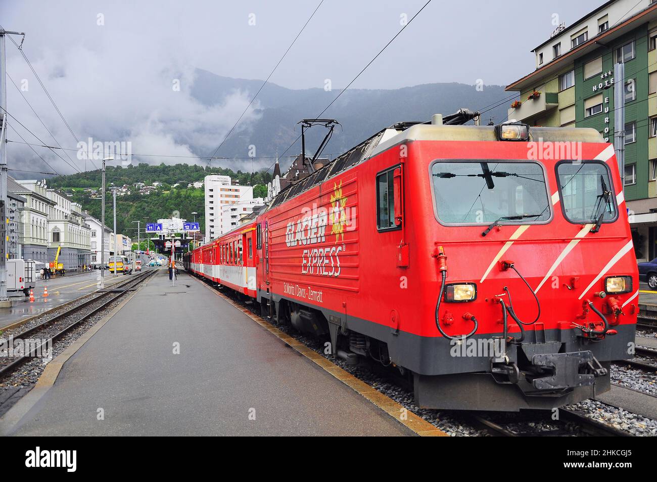 Visp train hi-res stock photography and images - Alamy