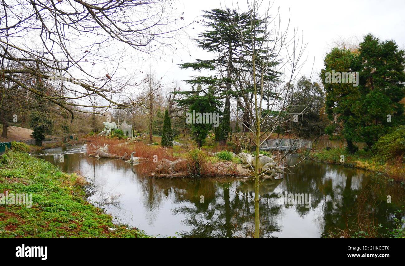 Crystal Palace Park, London, England Stock Photo - Alamy