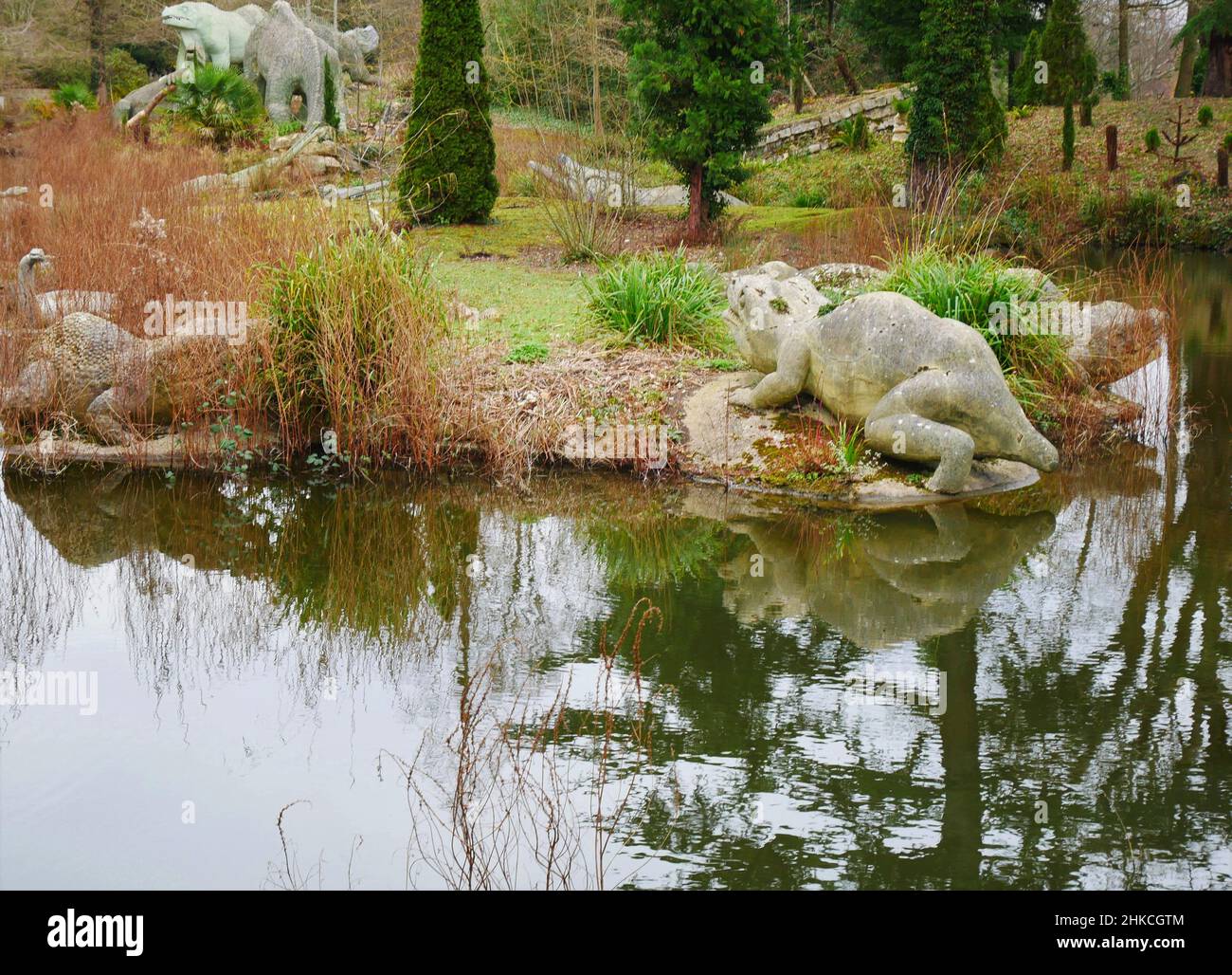 Crystal Palace Park, London, England Stock Photo - Alamy