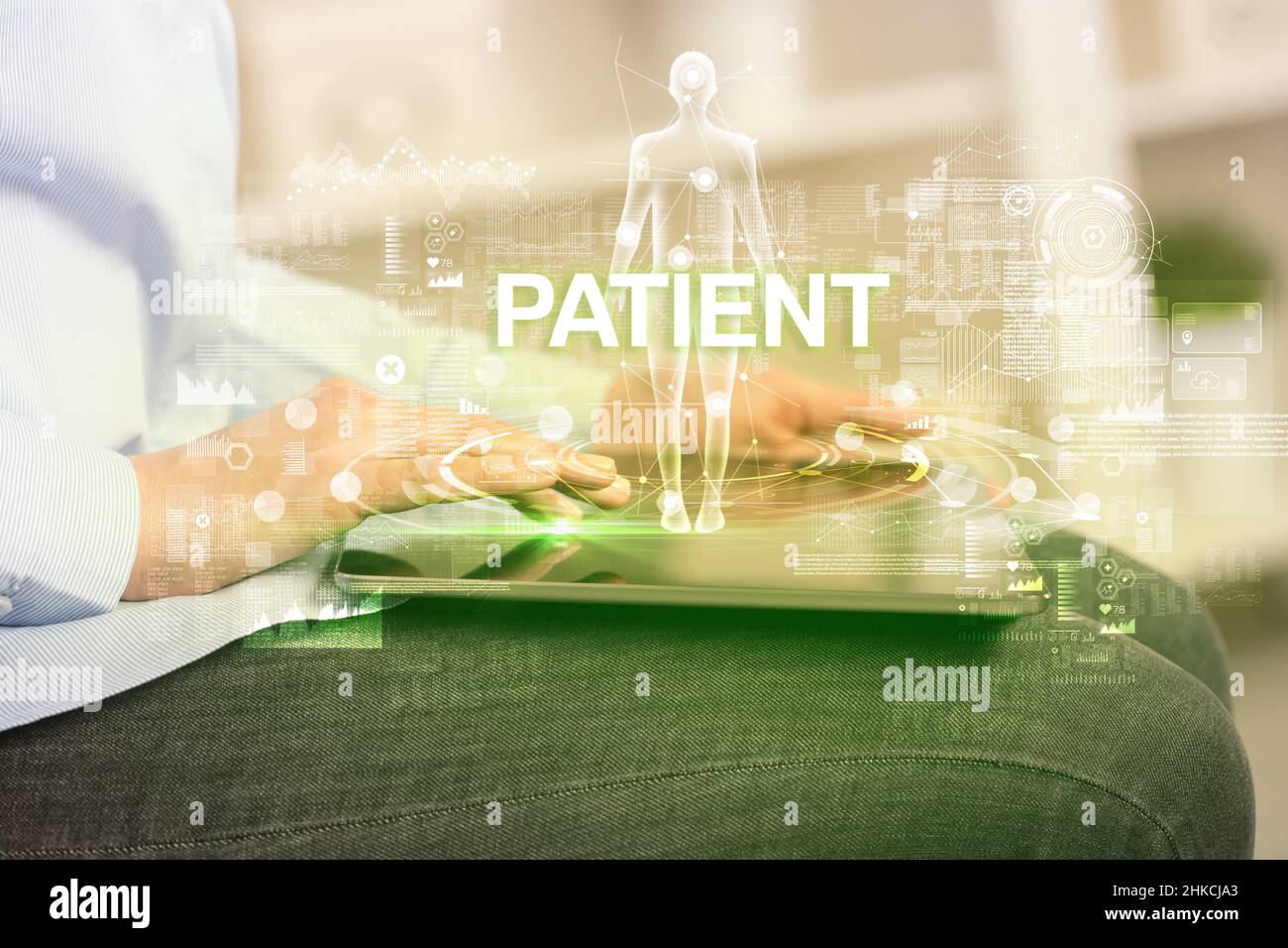 Electronic medical record, tech concept Stock Photo - Alamy