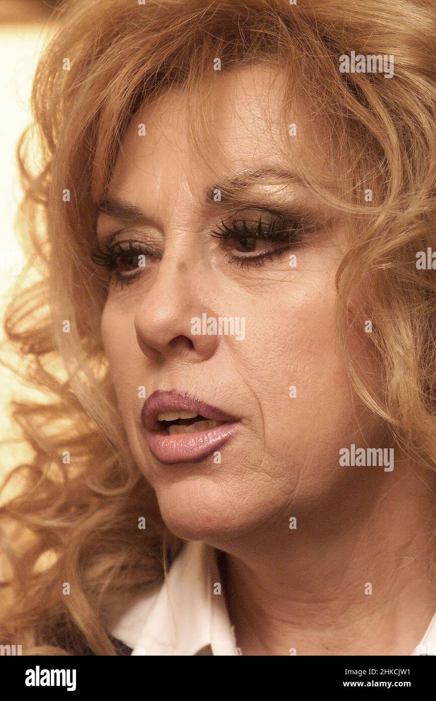 ISTANBUL, TURKEY - APRIL 7: Famous Turkish singer and actress Kamuran ...