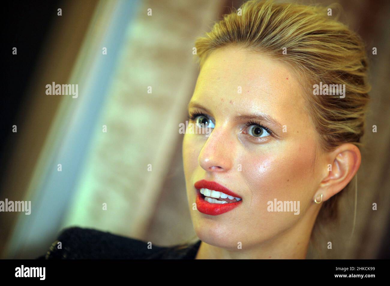 ISTANBUL, TURKEY - JUNE 4: Famous Czech top model Karolina Kurkova ...