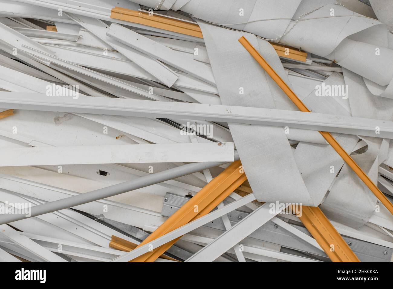 Plastic waste dirty materials old garbage disposal recycle Stock Photo ...