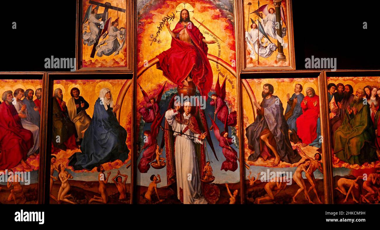 Last Judgement Altarpiece Van Der Weyden