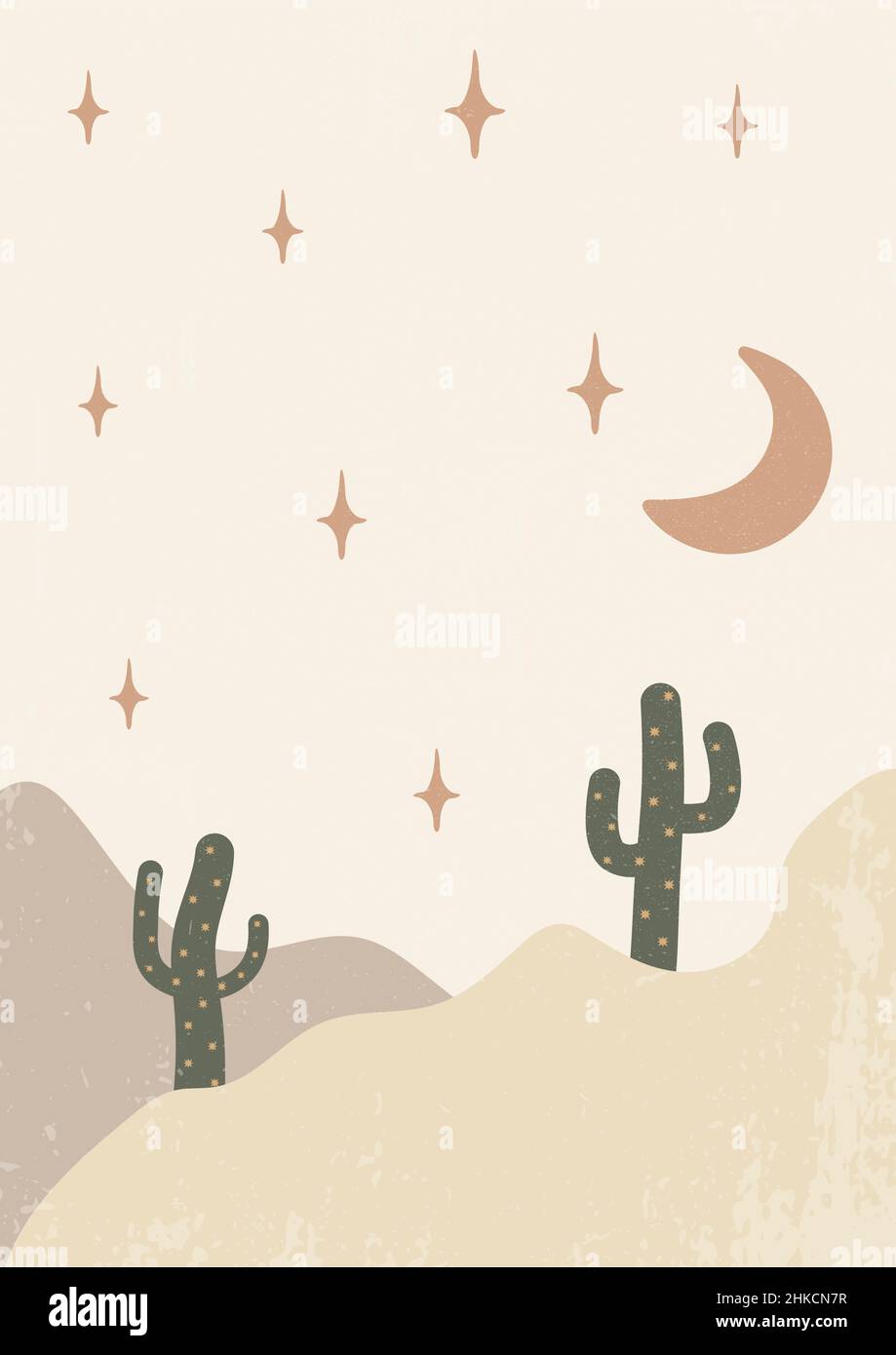 Abstract contemporary aesthetic desert landscape with texture. Earth ...