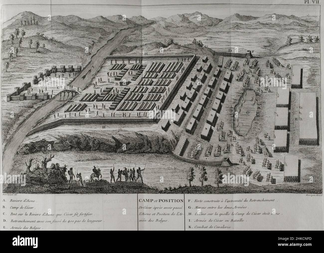 Gallic Wars (58 BC-50 BC). Caesar's campaign against the Belgae in 57 ...
