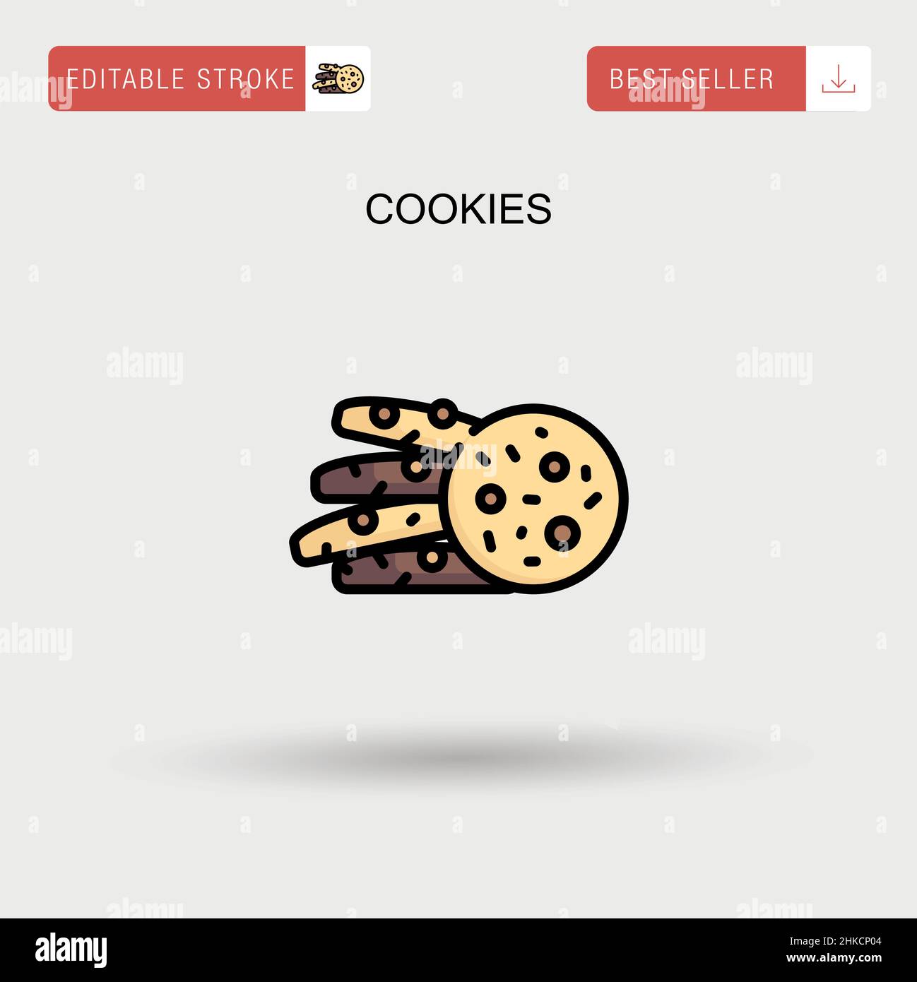 Biscuits cookies treat homemade Stock Vector Images - Alamy