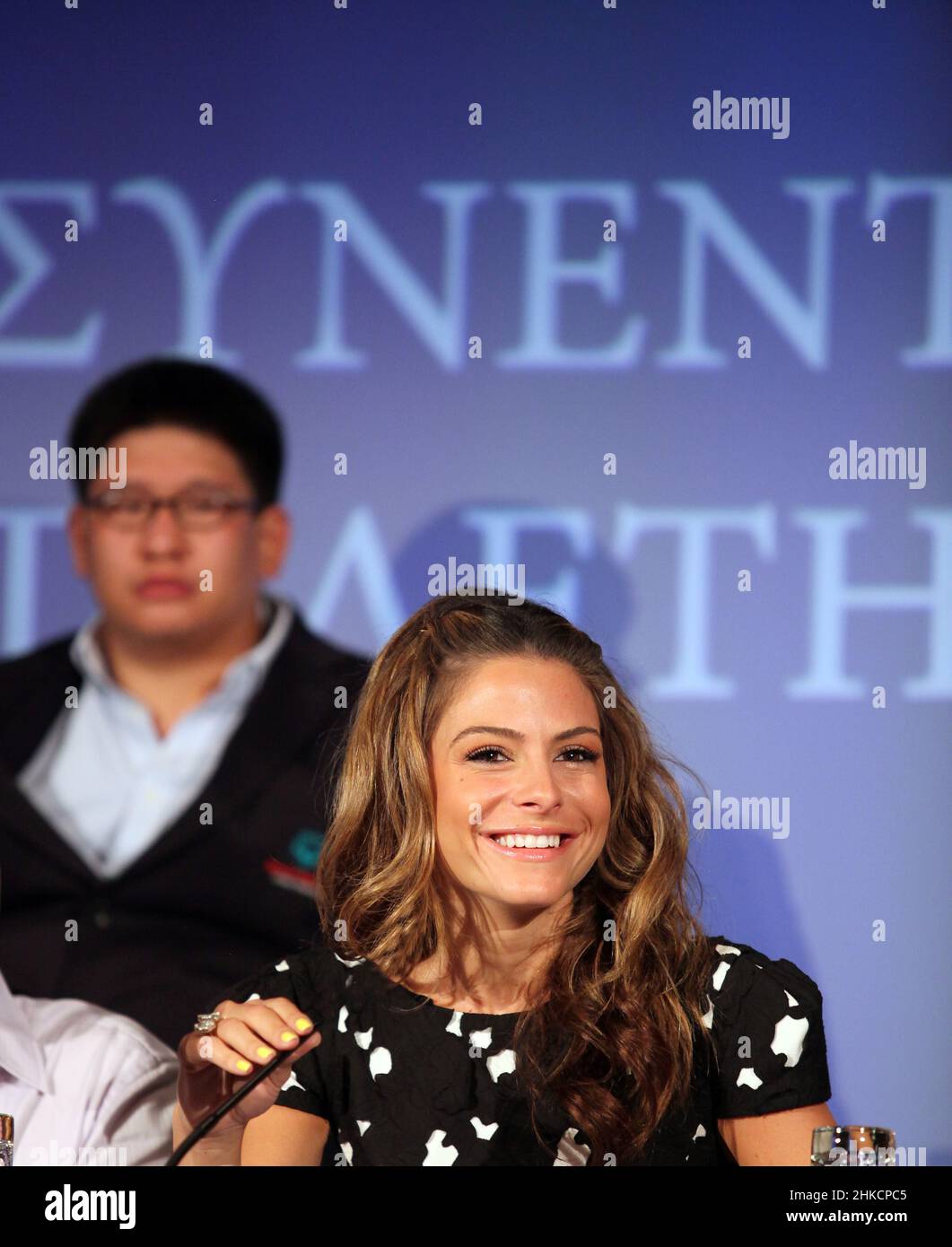 ATHENS, GREECE - JUNE 25: Famous Greek-American actress, journalist and ...