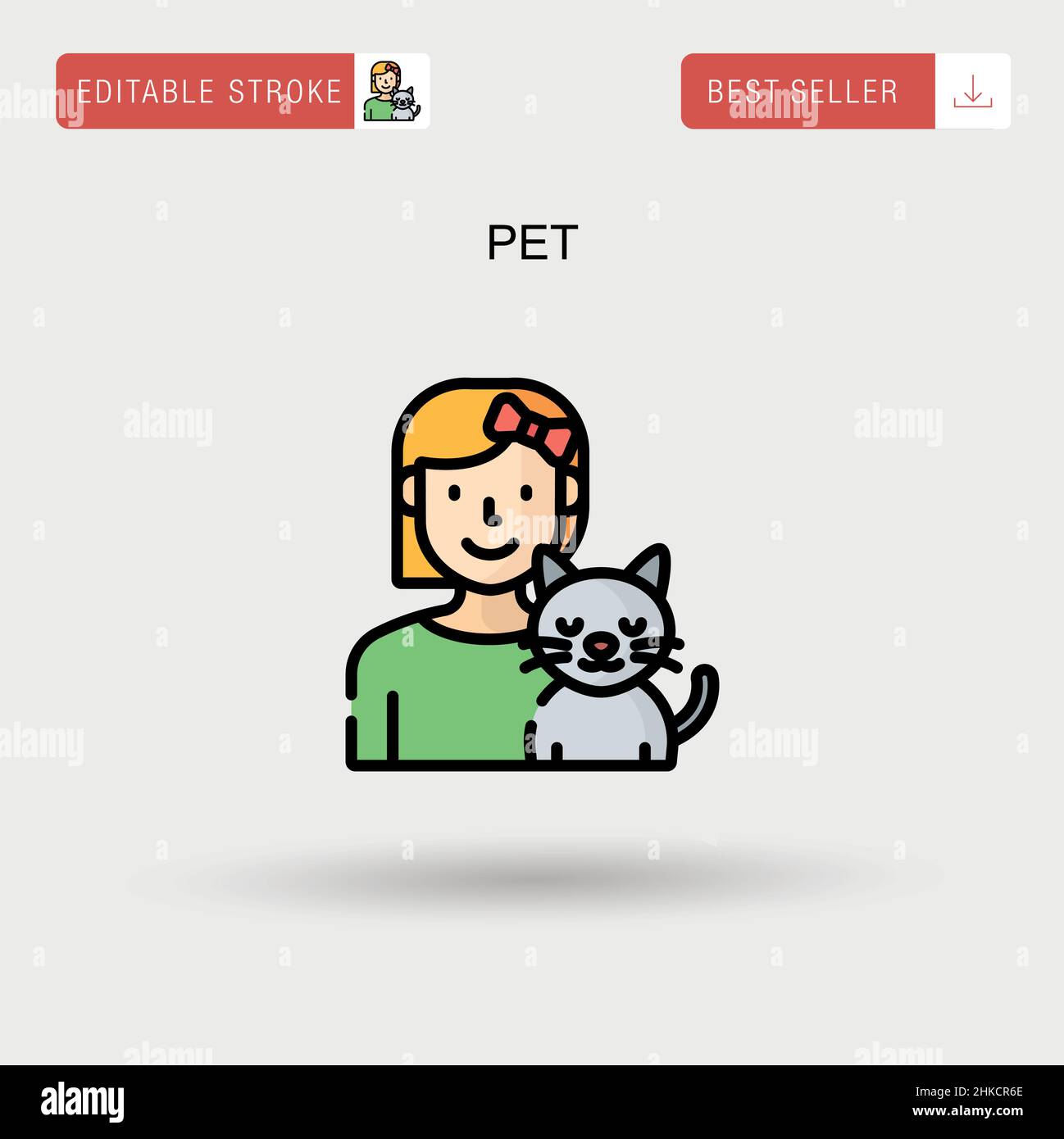 Family with pets studio Stock Vector Images - Alamy