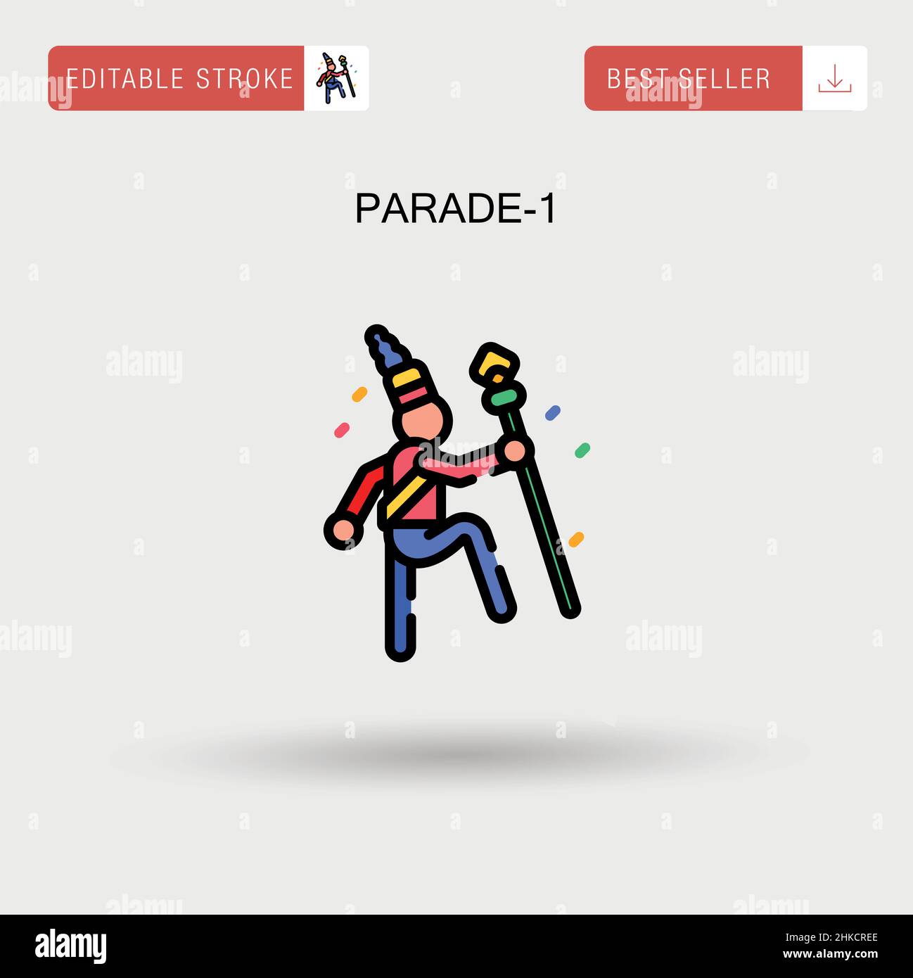 Parade-1 Simple vector icon Stock Vector Image & Art - Alamy