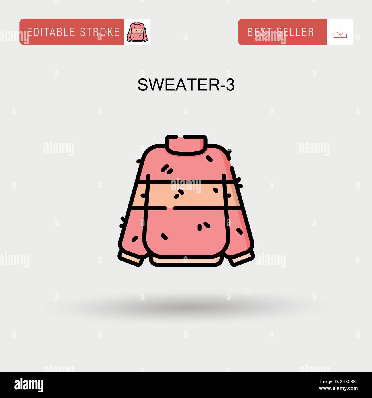 Sweater-3 Simple vector icon Stock Vector Image & Art - Alamy