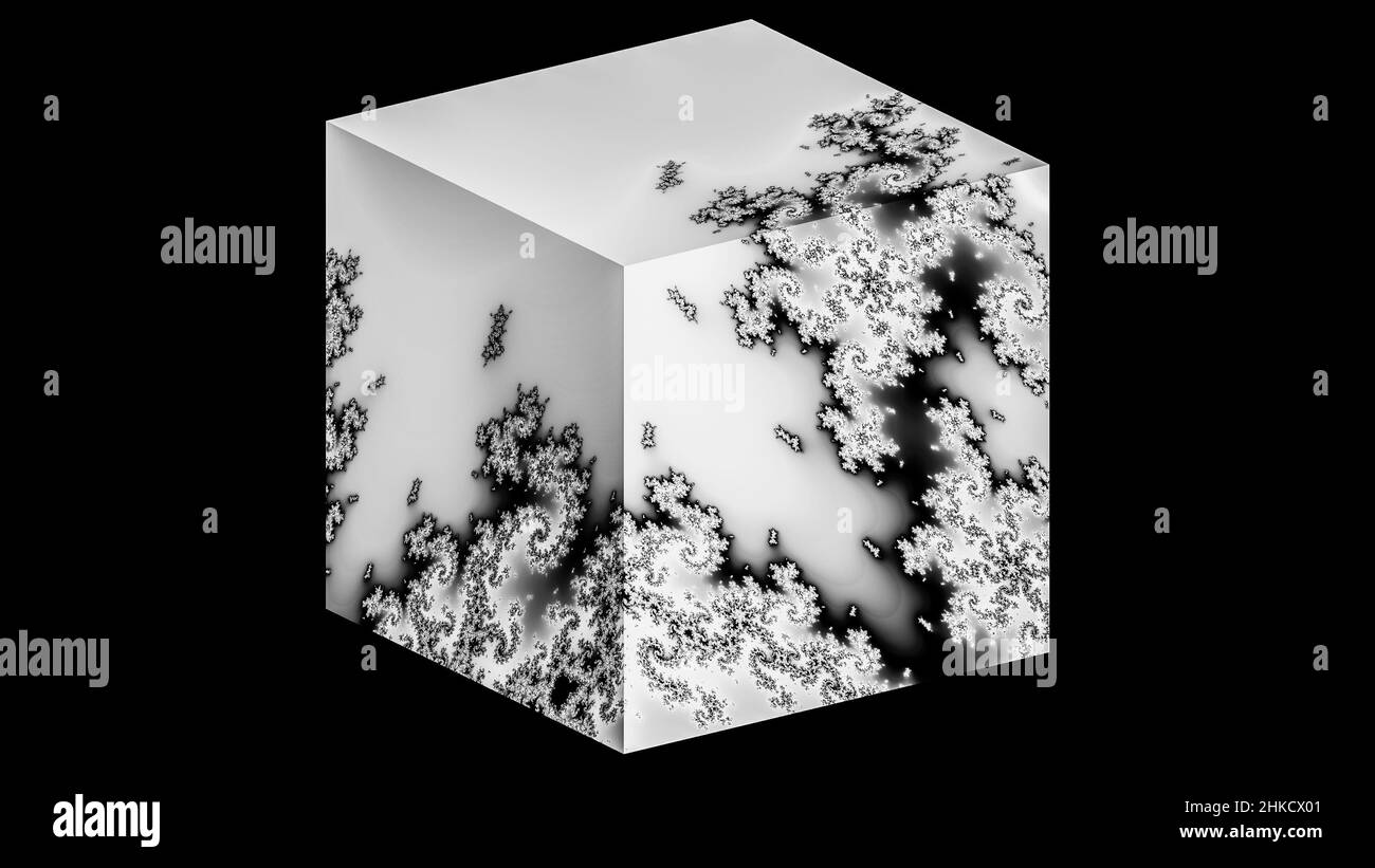 Abstract Computer generated Fractal design. A fractal is a never-ending ...