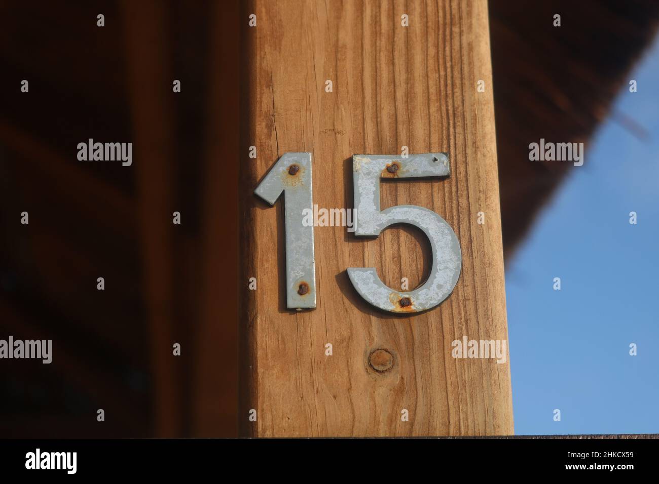 Sign number 15 hi-res stock photography and images - Alamy
