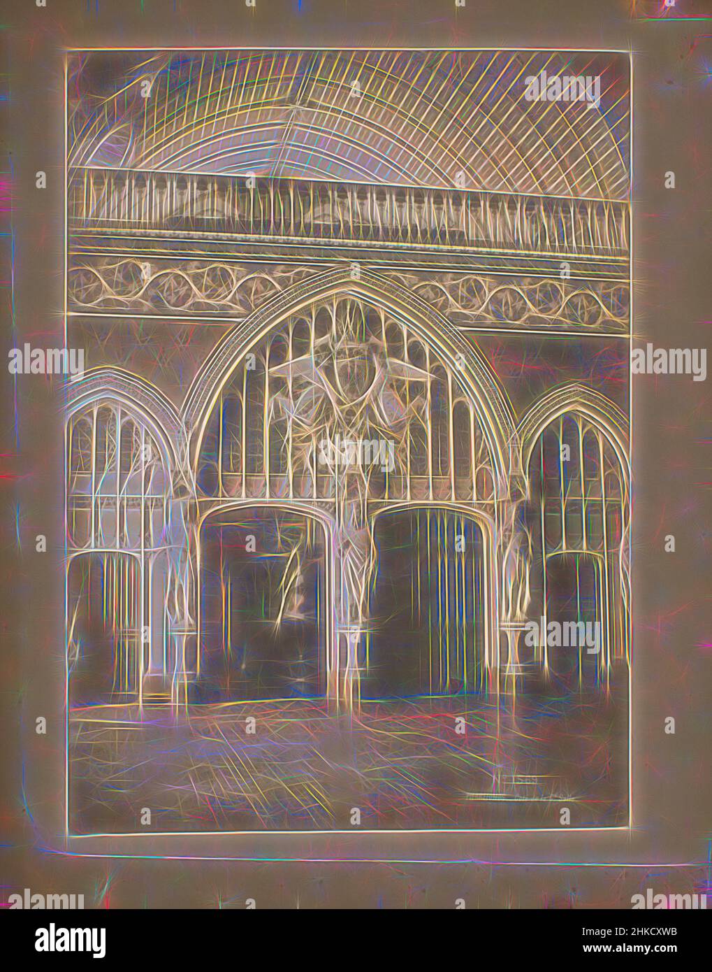 Inspired by Interior of the Great Hall in the Castle of Pierrefonds ...