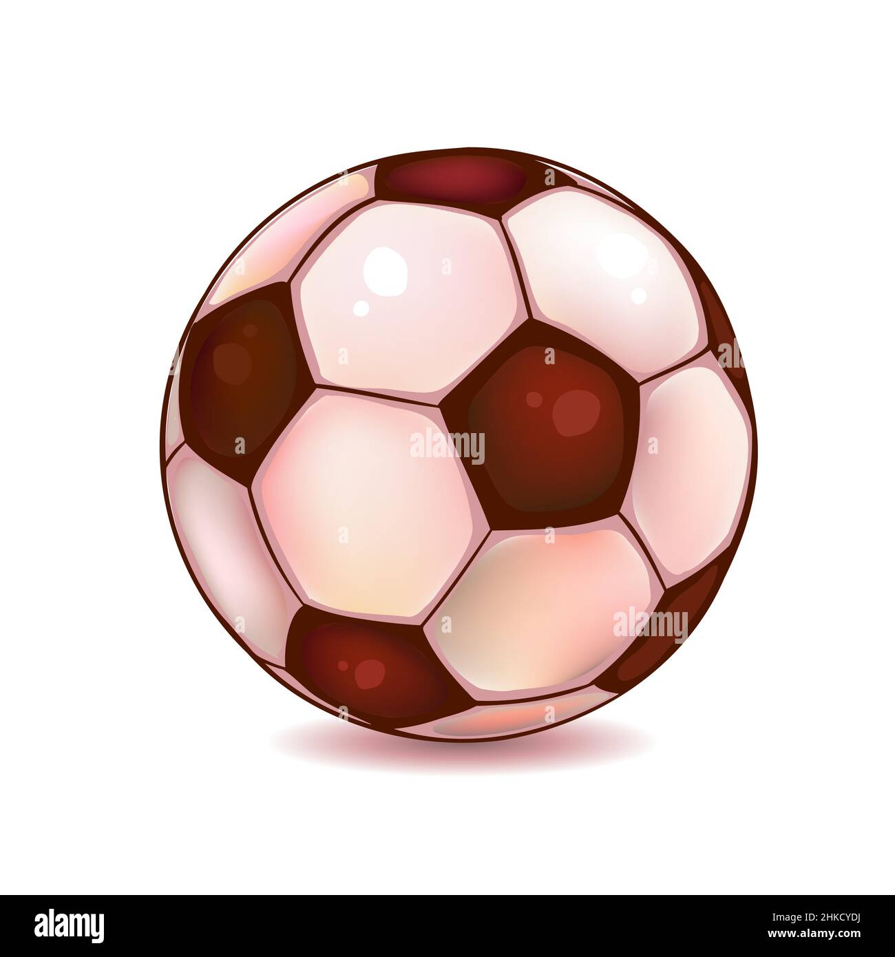 Soccer ball object. Vector illustration Stock Vector Image & Art - Alamy