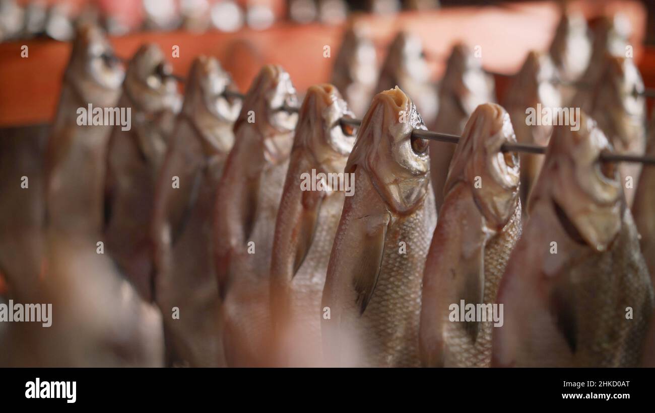 Dried fish making process hi-res stock photography and images - Alamy