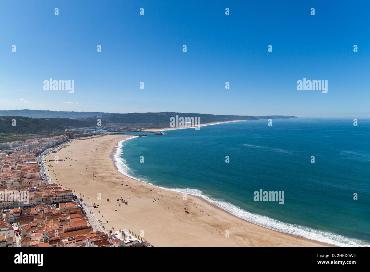 Nazare beach promenade hi-res stock photography and images - Alamy