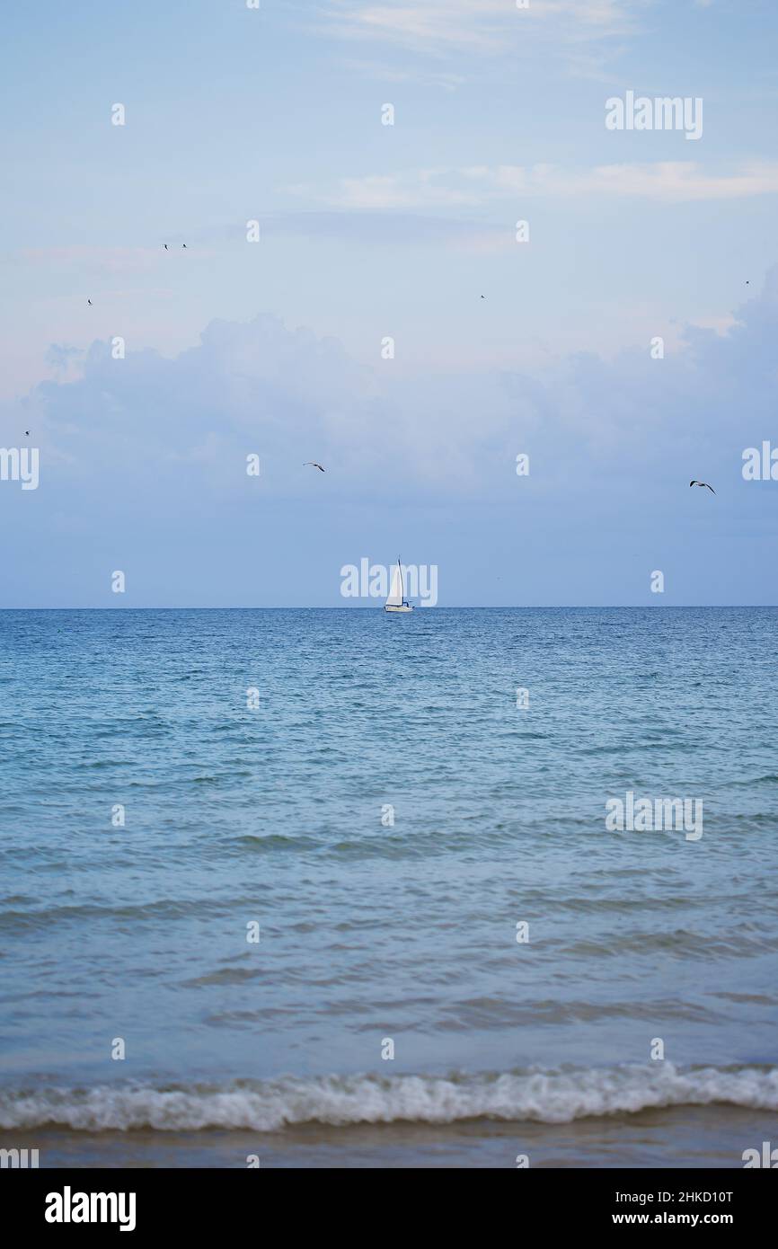Beautiful sea and sandy beaches of Bulgaria, Nessebar Stock Photo - Alamy