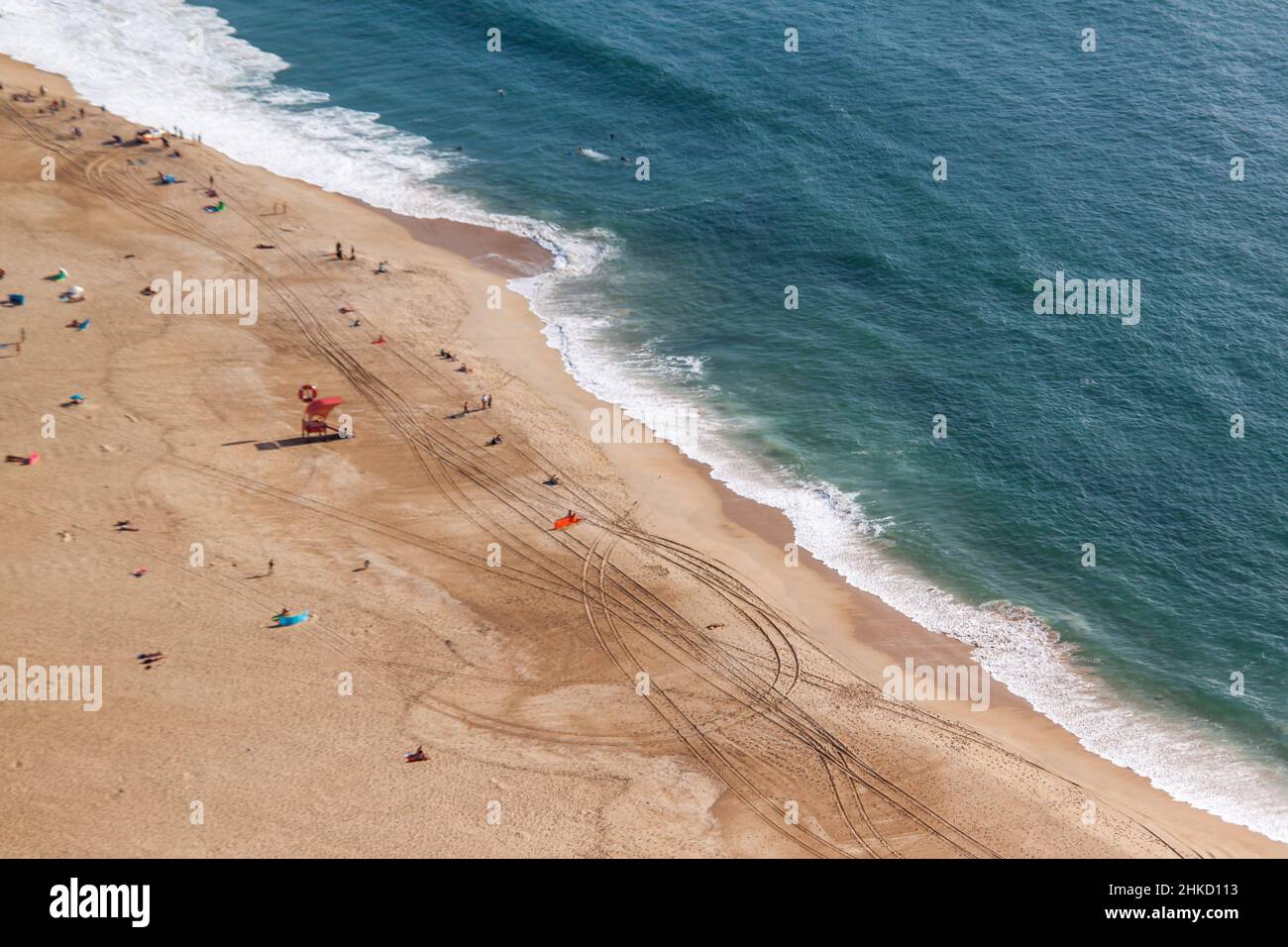 View of the beach from top Stock Photo - Alamy