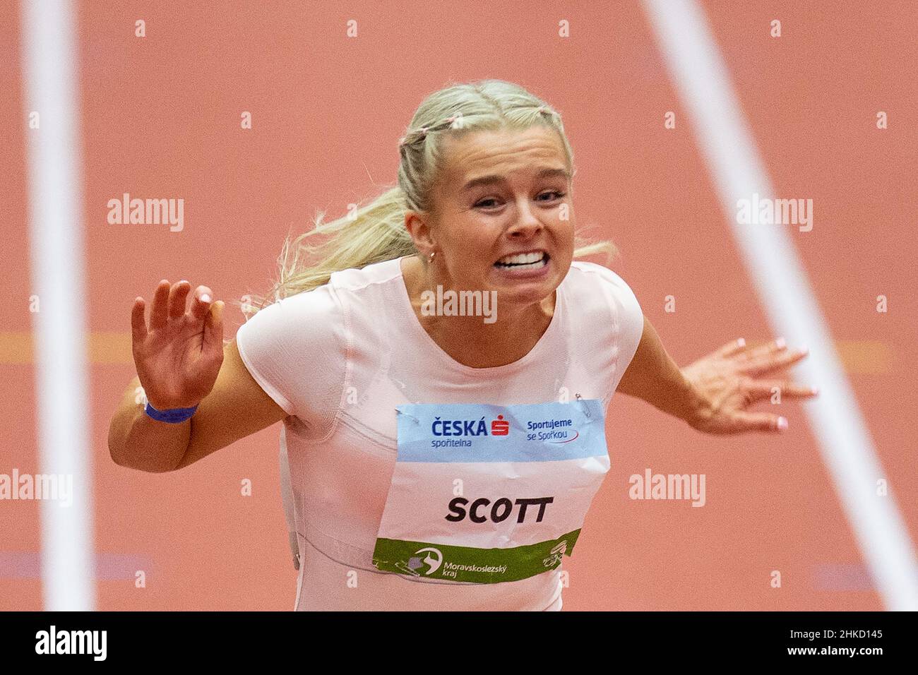 Ostrava, Czech Republic. 03rd Feb, 2022. Molly Scott of Ireland ...