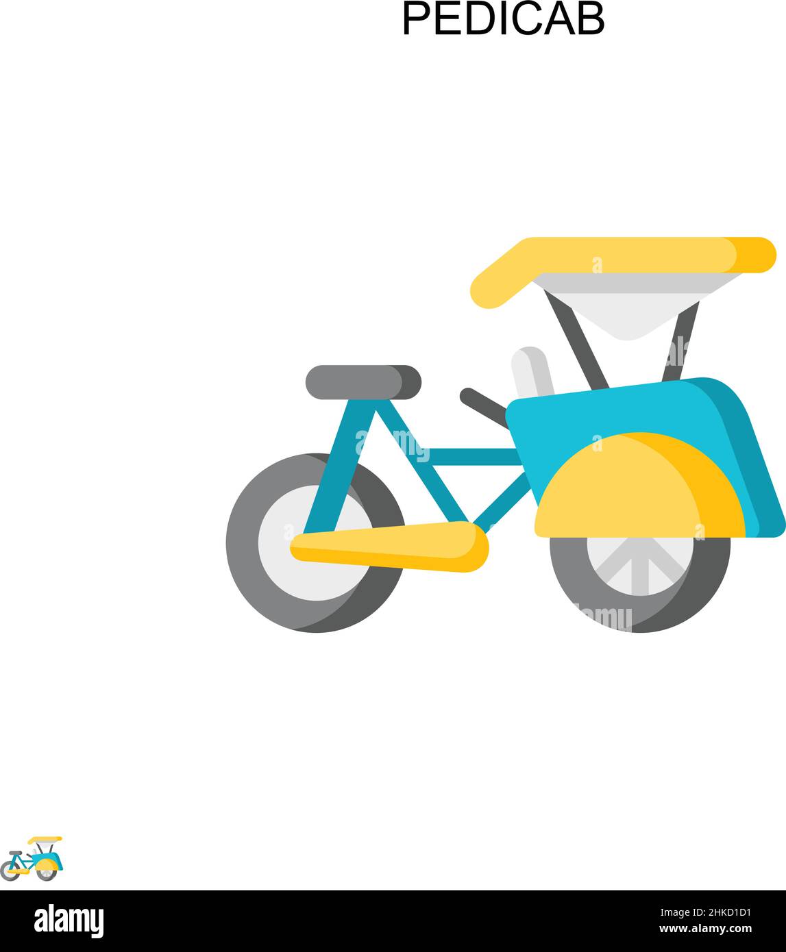 Delivery tricycle Stock Vector Images - Alamy
