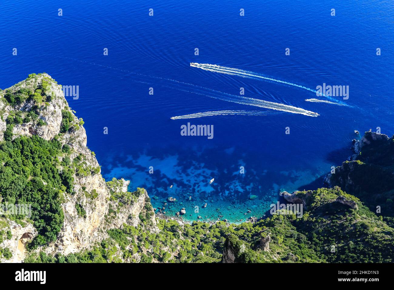 Capri island in a beautiful summer day in Italy Stock Photo - Alamy