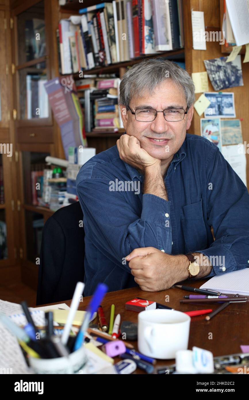 ISTANBUL, TURKEY - MARCH 13: Turkish author, novelist and screenwriter ...