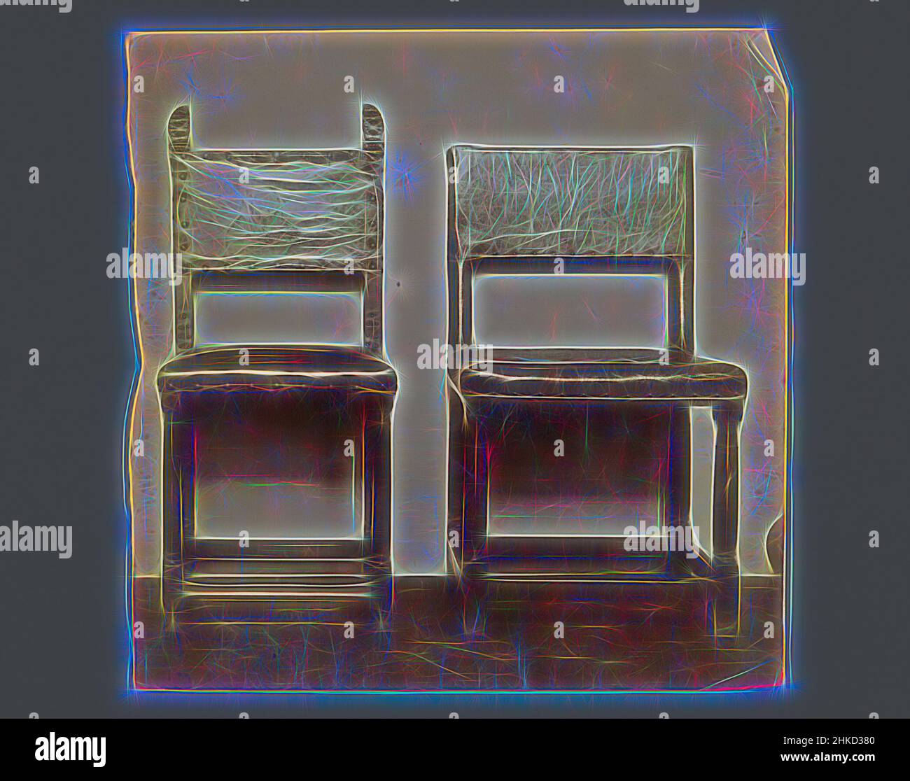 Inspired by Two chairs with column feet in the Rijksmuseum, In the case ...